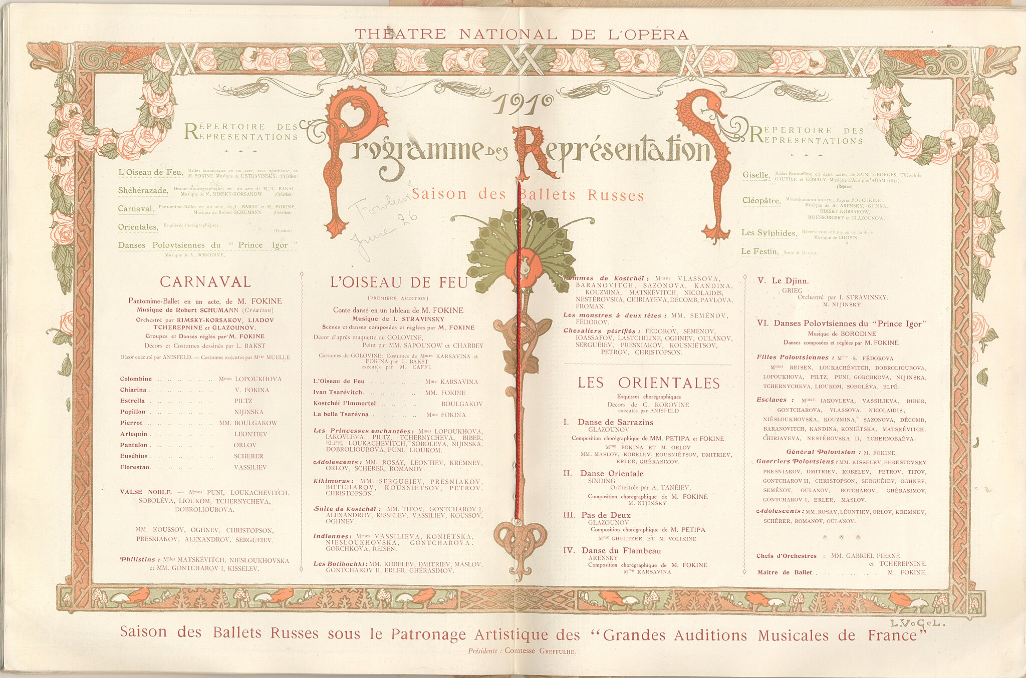 1954 – Sadler’s Wells Ballet dances Mikhail Fokine’s The Firebird for ...